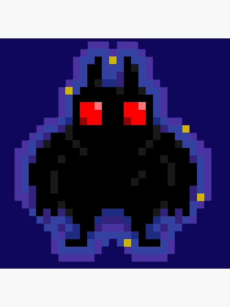 Impression photo « Mignon Mothman Cryptid Pixel Art », par MothmanDeeds ...