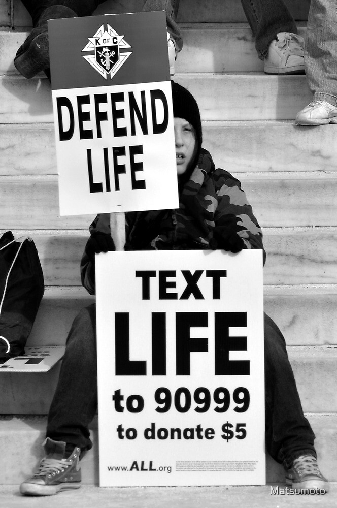 "Defend life" by Matsumoto | Redbubble