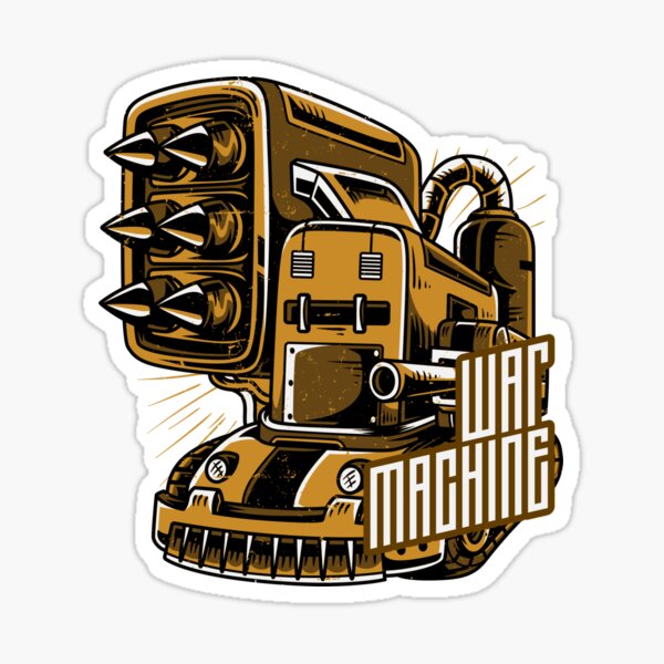 "Steampunk Design War Machine" Sticker for Sale by cido39 | Redbubble
