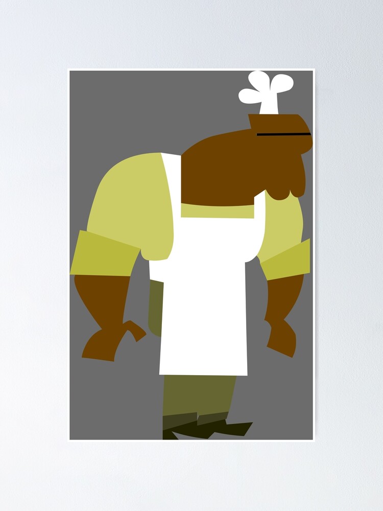 "Chef Hatchet - Total Drama Island" Poster for Sale by WilliamBourke ...