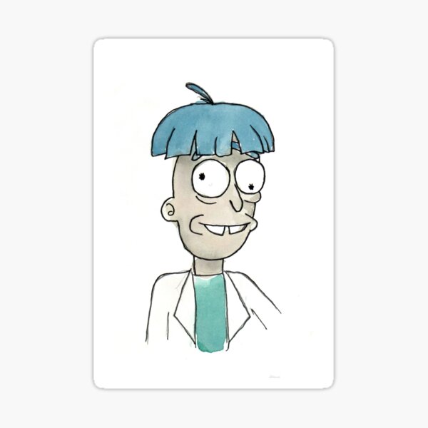 "Doofus Rick " Sticker for Sale by ncbennett | Redbubble