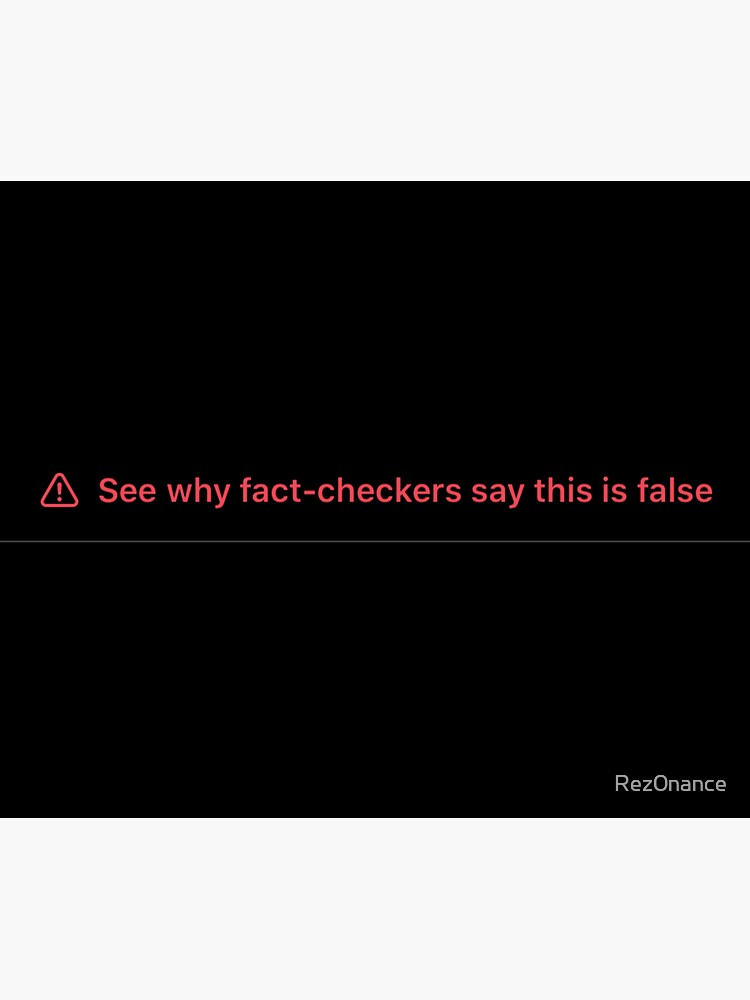 "Instagram fact check" Sticker for Sale by Rez0nance | Redbubble