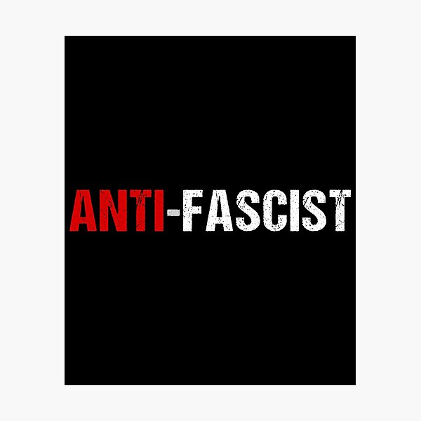 Anti Facist Wall Art | Redbubble