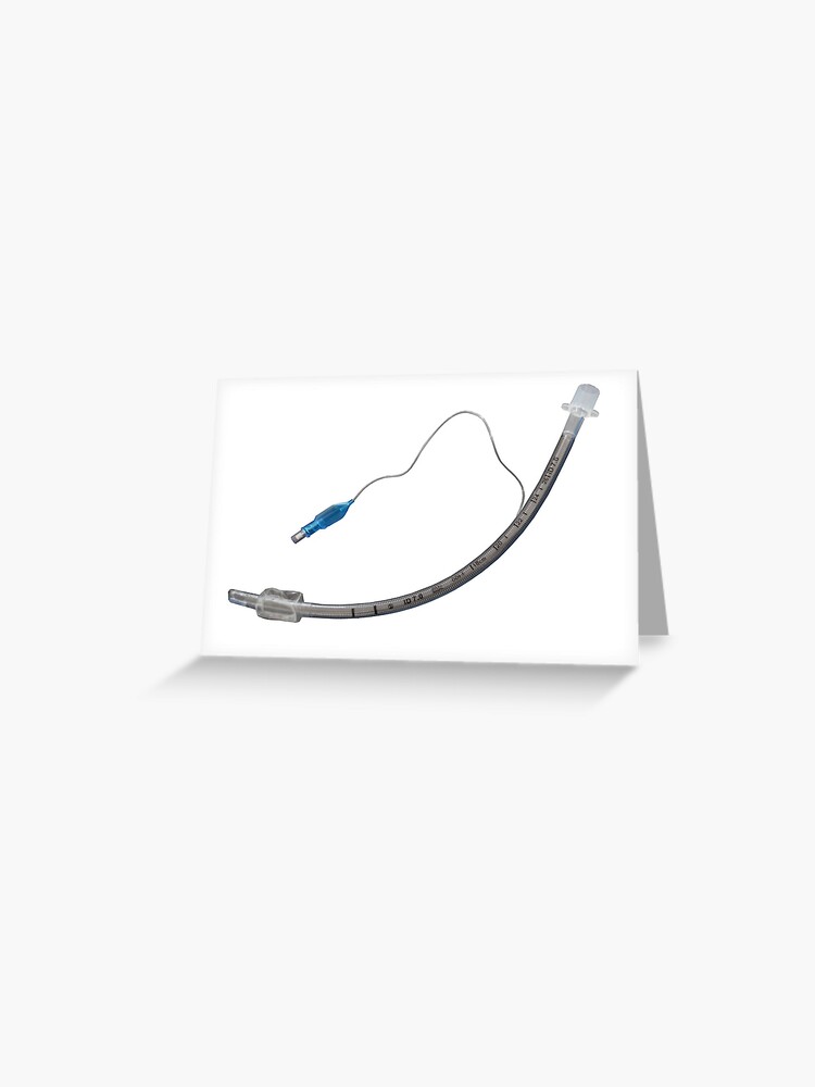 "Endotracheal Tube Anesthesia / Anaesthesia" Greeting Card for Sale by ...
