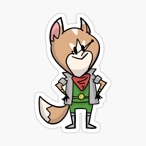 "Little Foxie!!" Sticker for Sale by Karuman | Redbubble