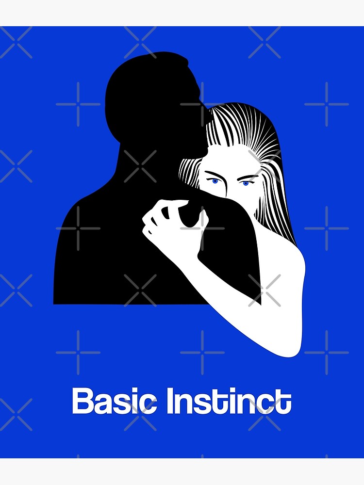 "Basic Instinct minimalist movie fan art Sharon Stone" Poster for Sale ...