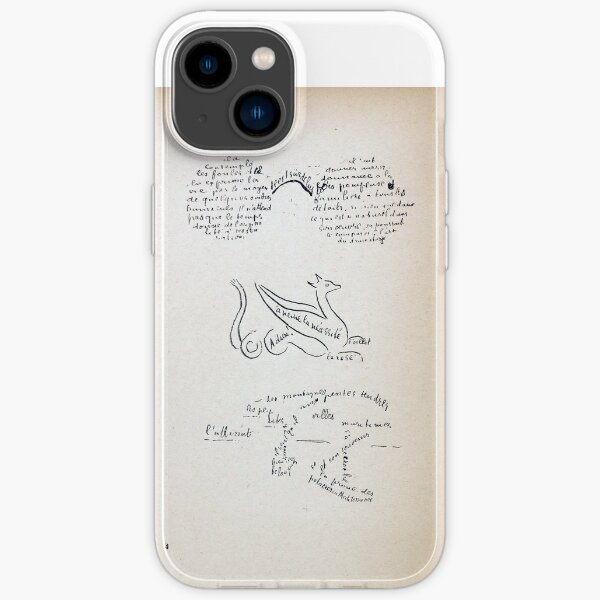 "Calligram by Guillaume Apollinaire" iPhone Case for Sale by Tonbbo ...