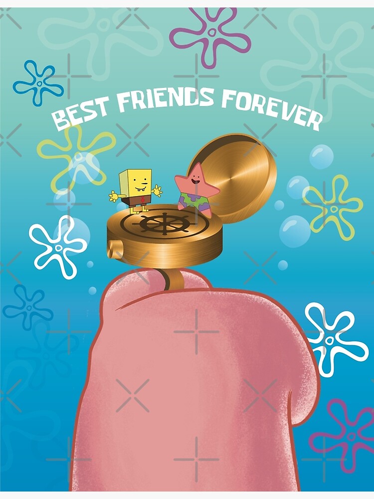 Best Friends Forever. Ring Patrick Star Poster for Sale by Modern Artsmith Redbubble