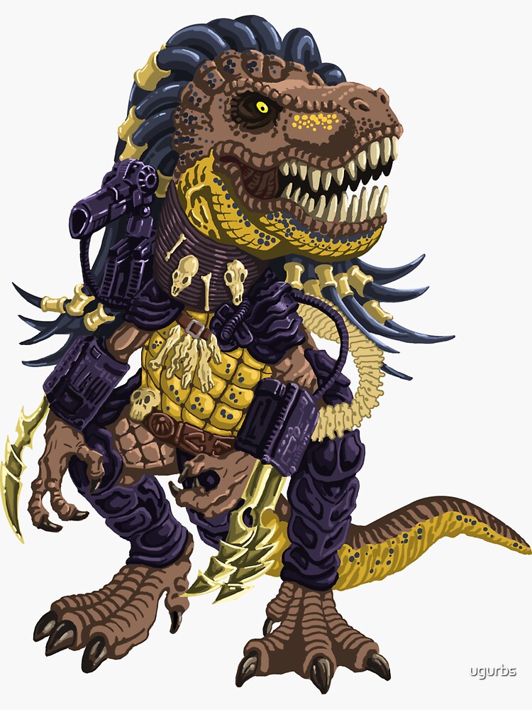 "PREDATOR REX" Sticker for Sale by ugurbs | Redbubble