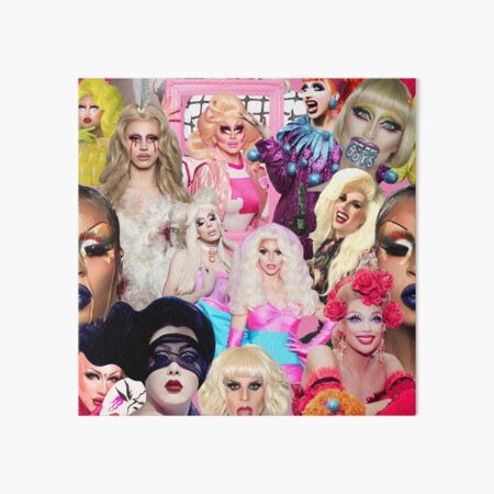 "rupaul drag race collage" Art Board Print for Sale by NaturalBornGoth ...