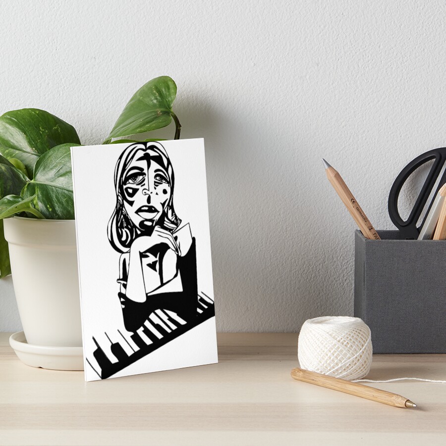 "First Lady of Jazz" Art Board Print by Kimikaa | Redbubble