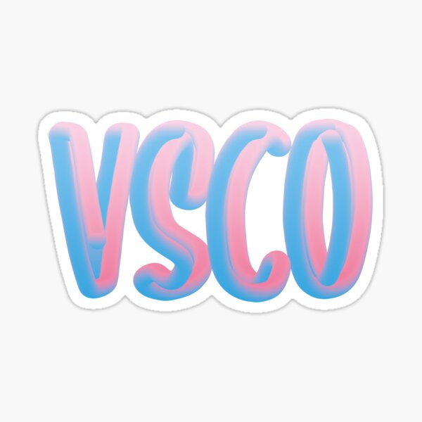 "VSCO (Colorful Logo Art II)" Sticker by SassyClassyMe | Redbubble