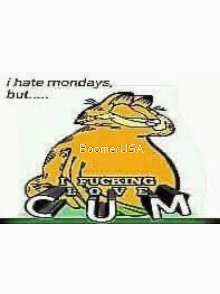 "Garfield Coom Meme" Essential T-Shirt for Sale by BoomerUSA | Redbubble