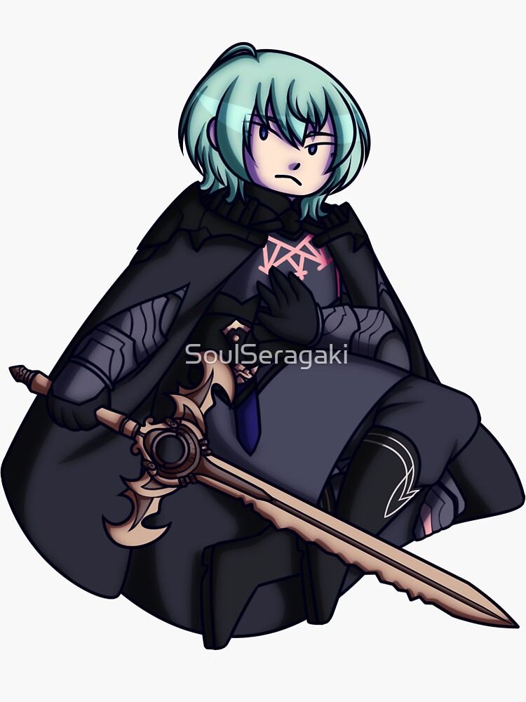 "Male Byleth Eisner Alt. Hair Sticker" Sticker for Sale by SoulSeragaki ...