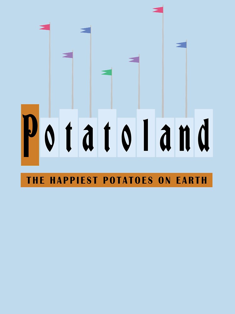 "Potatoland" Essential T-Shirt for Sale by jinigo1 | Redbubble