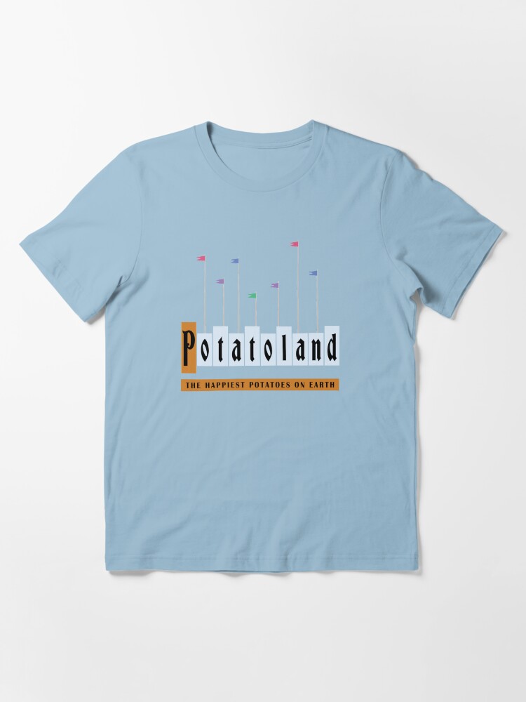 "Potatoland" T-shirt for Sale by jinigo1 | Redbubble | potato land t ...