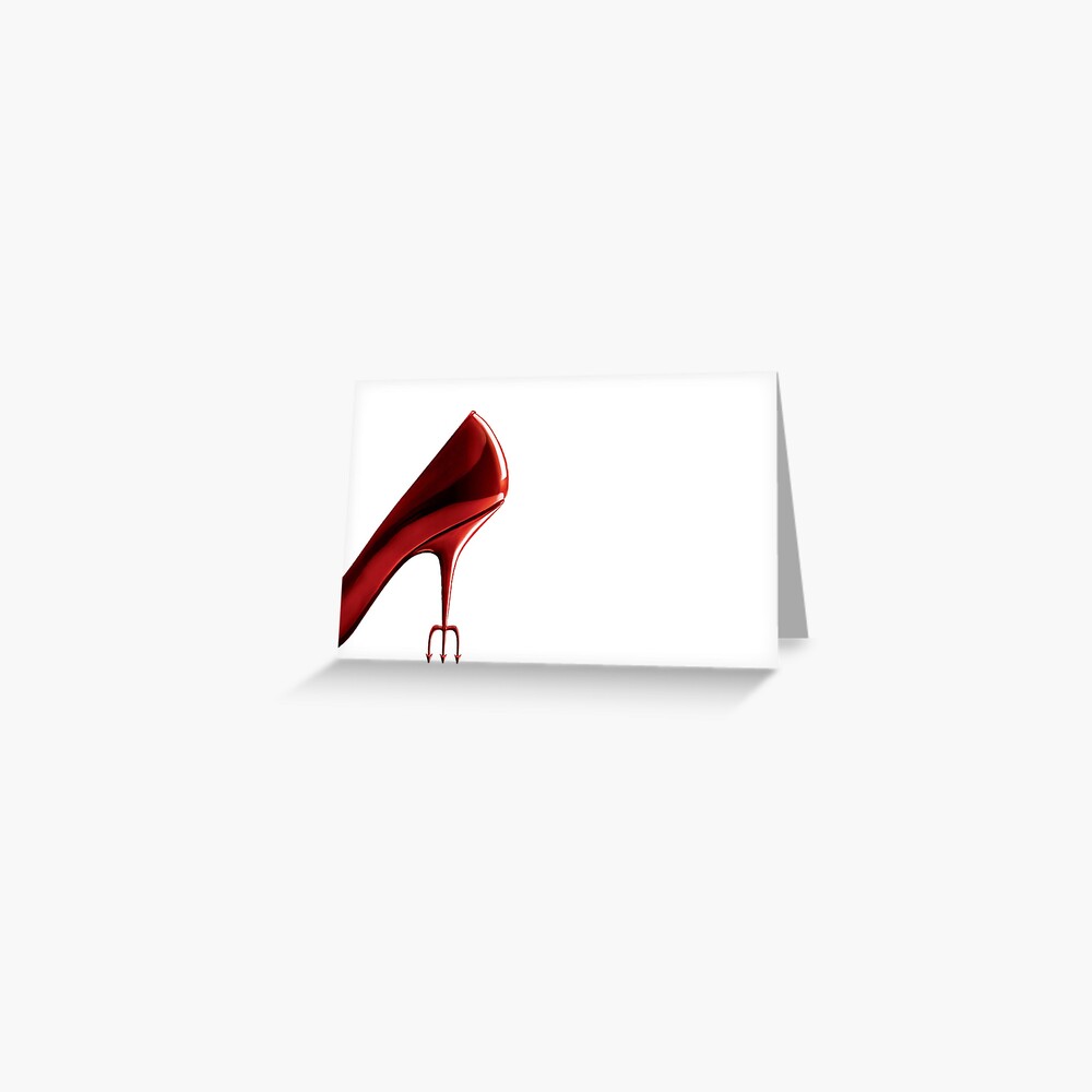 "Devil Wears Prada Heel" Greeting Card for Sale by c-indy | Redbubble