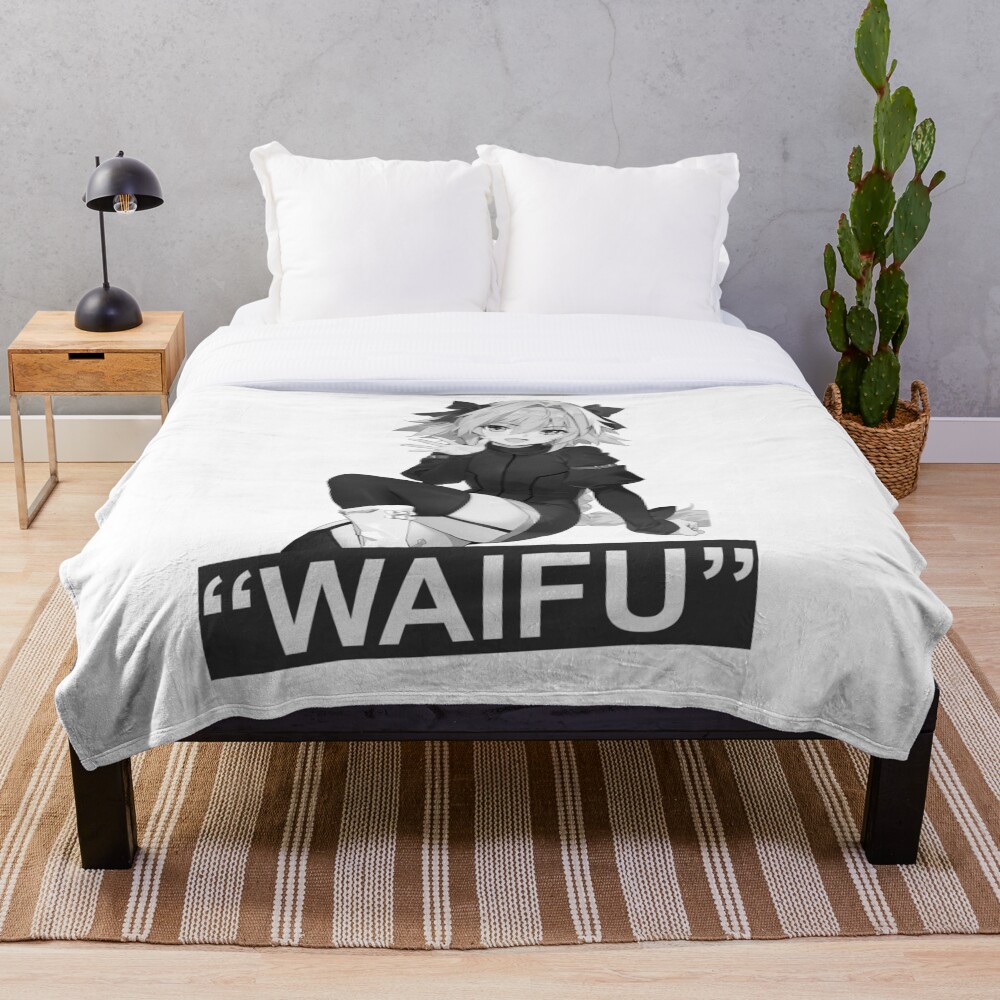 Fate Astolfo Waifu Throw Blanket For Sale By Cocorf Redbubble