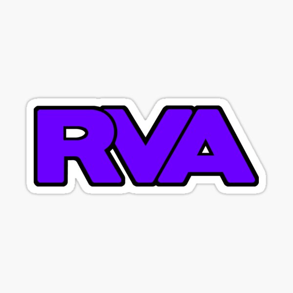 "RVA Logo In Purple - Richmond Virginia" Sticker for Sale by Elizadearg ...