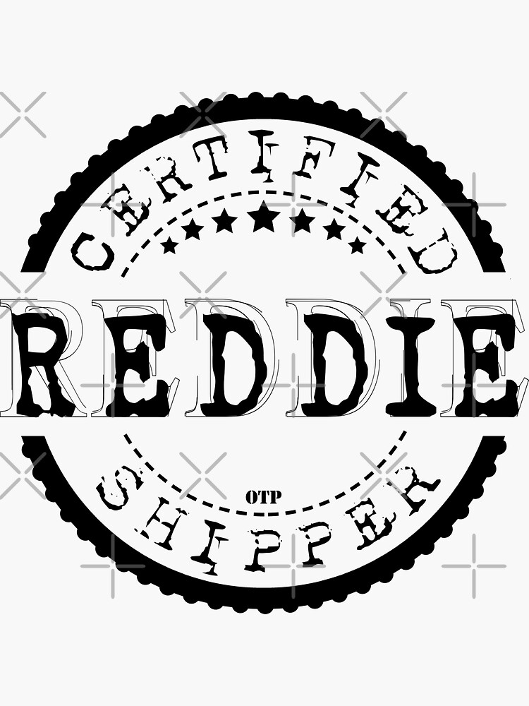 "Certified Reddie Shipper (White Stamp)" Sticker for Sale by AlexVR ...