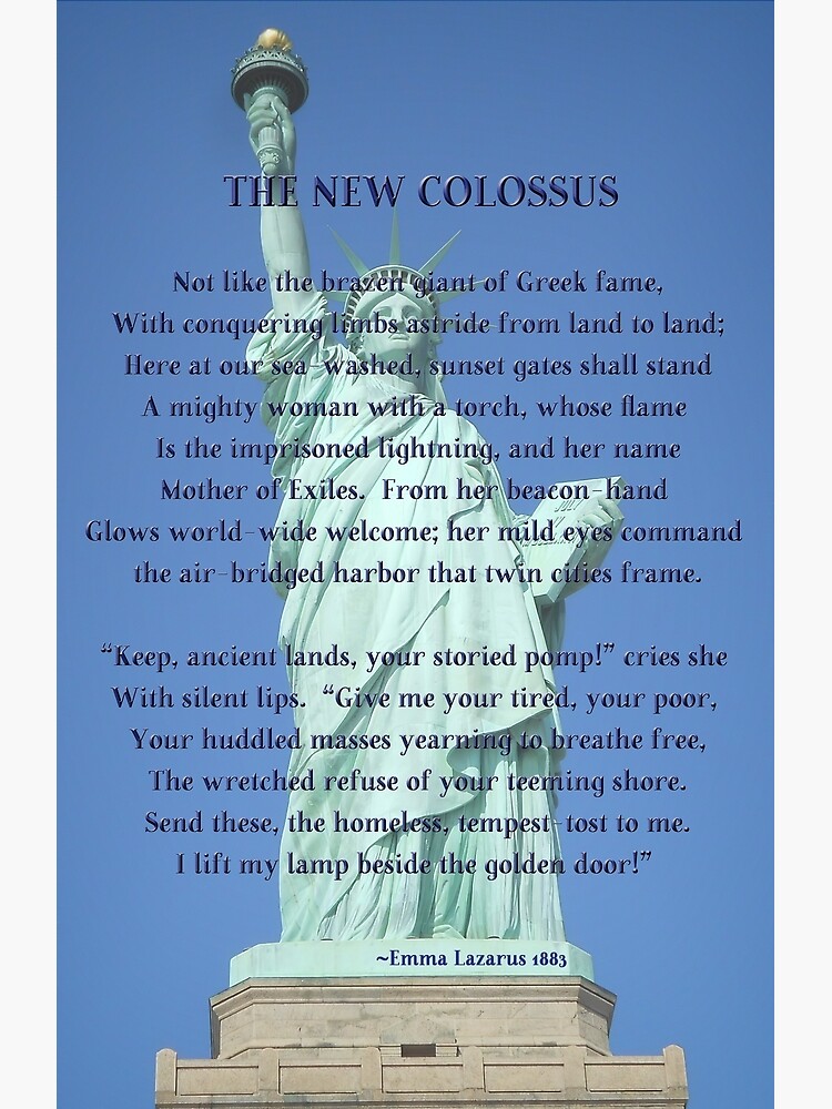 "Give Me Your Tired Your Poor" Poster for Sale by HHPhotographyFL ...