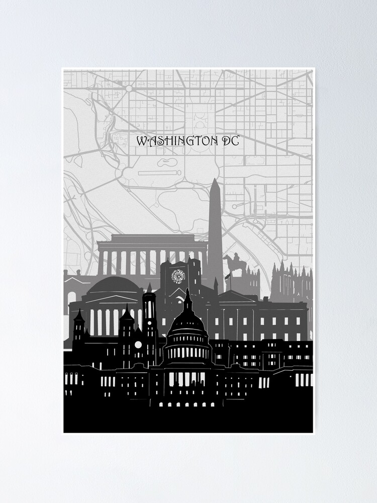 "washington dc skyline" Poster by BekimART2 | Redbubble