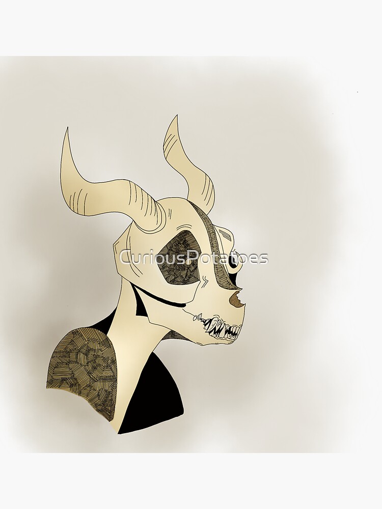 "Goat Boi" Sticker for Sale by CuriousPotatoes | Redbubble