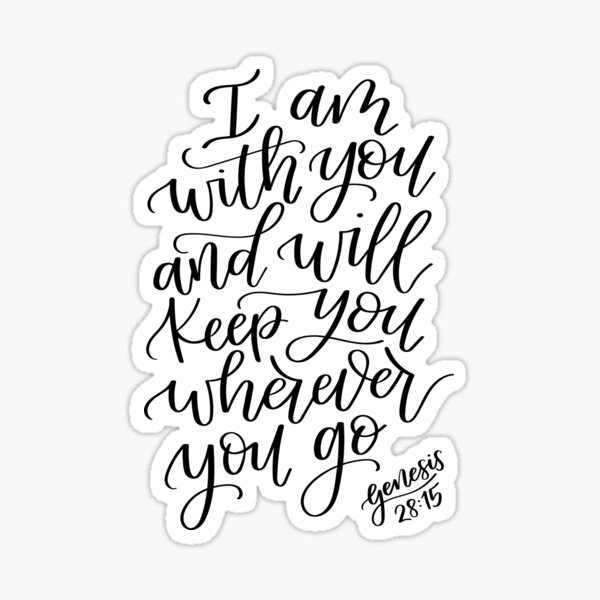 "I am with you and will keep you wherever you will go artwork | Genesis ...