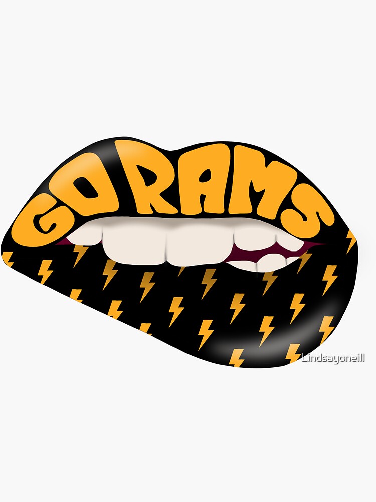 "VCU "go rams" " Sticker for Sale by Lindsayoneill | Redbubble