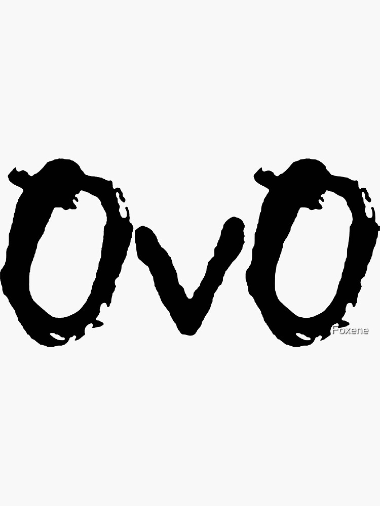 "OvO" Sticker for Sale by Foxene | Redbubble