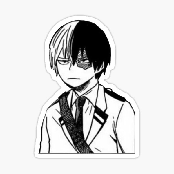 "Todoroki Sticker Bnha" Sticker by Jellycatgamer | Redbubble