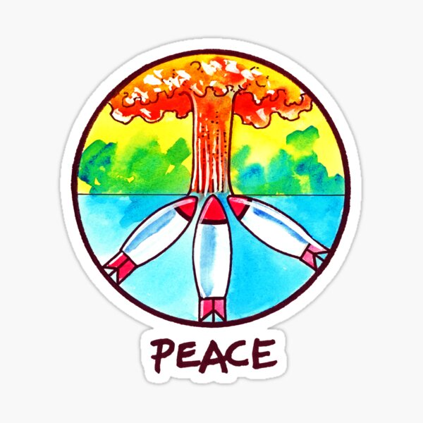 "No Peace Without War" Sticker by JMP-Artwork | Redbubble