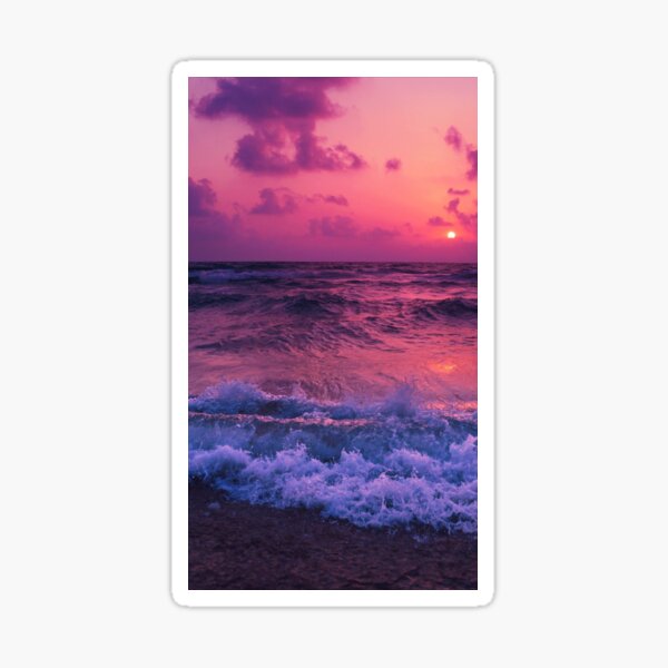 "sunset aesthetic " Sticker for Sale by Jameizab | Redbubble