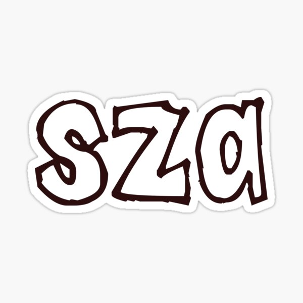 "SZA" Sticker for Sale by king-kunta | Redbubble