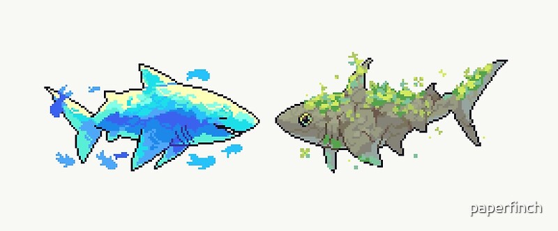 "Elemental sharks" by paperfinch | Redbubble