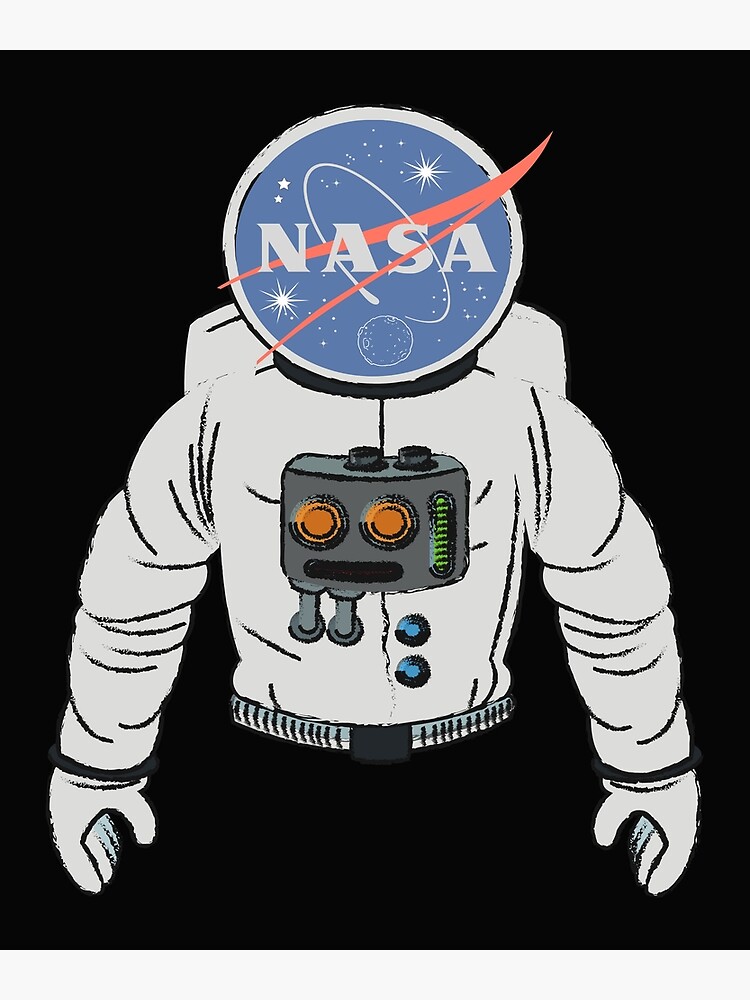 Póster «logotipo de la nasa diseño transbordador espacial espacio retro ...
