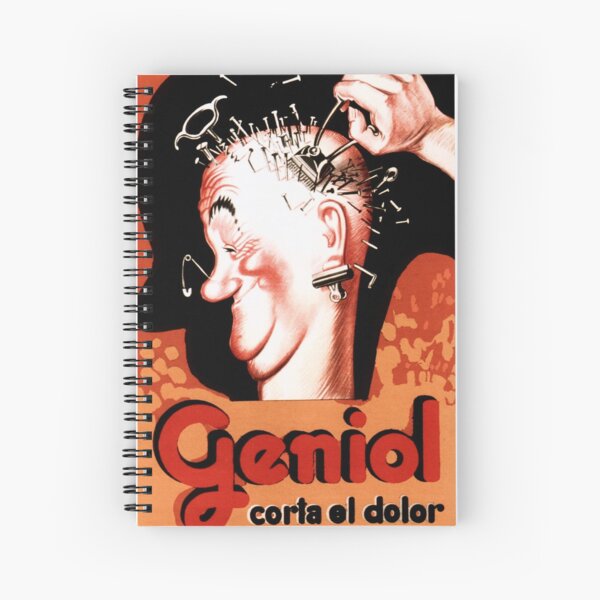 "GENIOL "Cut The Pain" Pierced Head by Achille Mauzan c1929 Vintage ...