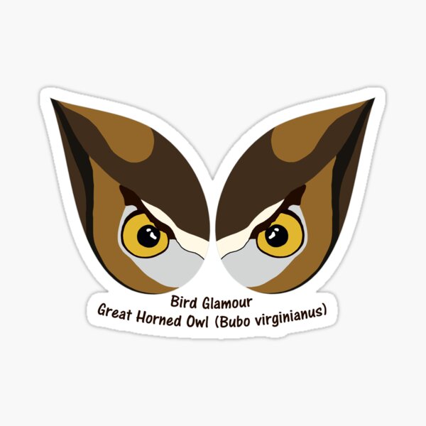 Sticker: Virginia Uhu | Redbubble