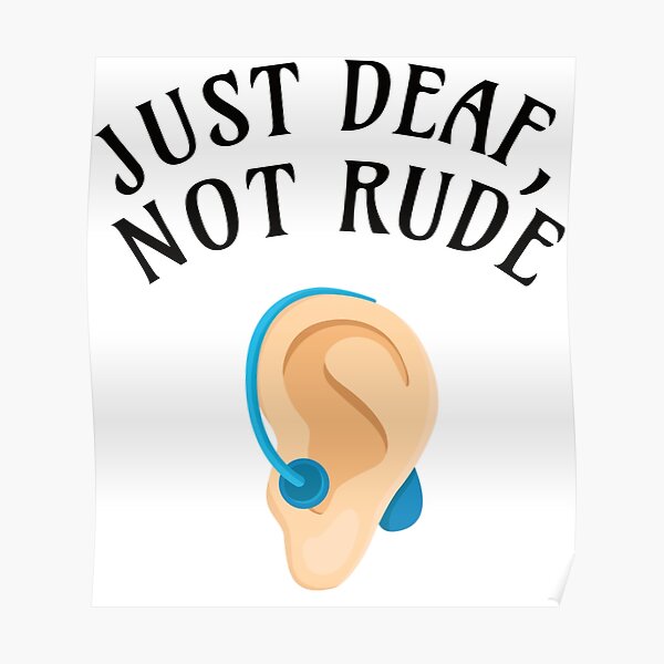 Deaf Awareness Posters | Redbubble