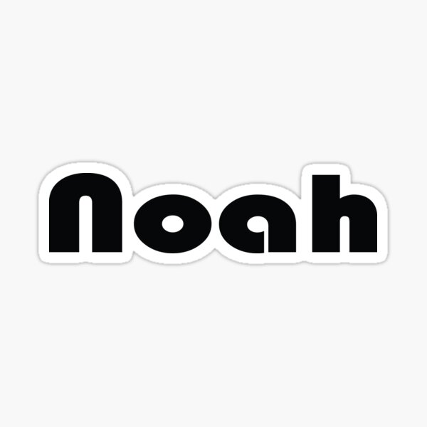 Noah Name Stickers | Redbubble