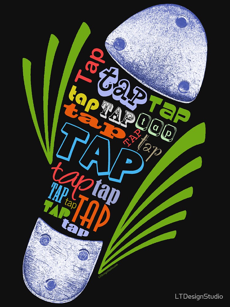 "Tap Shoe Color - Dark" Essential T-Shirt for Sale by LTDesignStudio ...