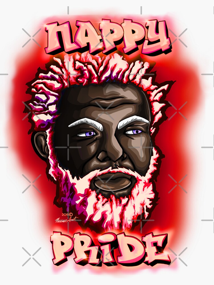 "Nappy Pride: SexyFox Red Mi Familia Series " Sticker for Sale by ...