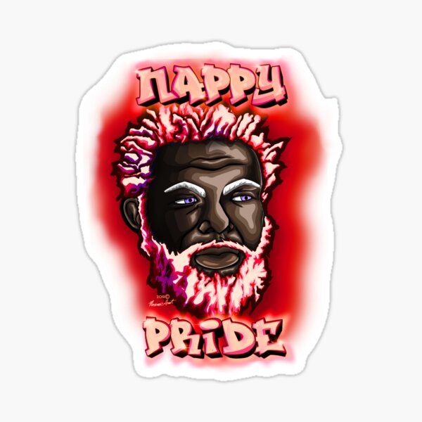 "Nappy Pride: SexyFox Red Mi Familia Series " Sticker for Sale by ...
