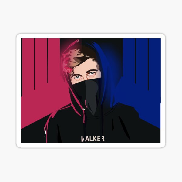 "Alan Walker Fan art" Sticker for Sale by iSyndicate | Redbubble