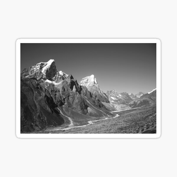 "Himalayan ridge" Sticker by beavo | Redbubble