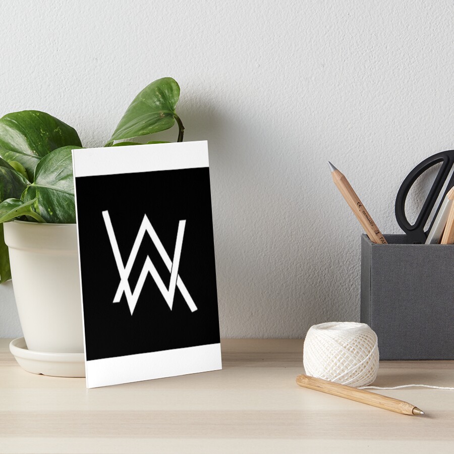 "Alan Walker Logo" Art Board Print by iSyndicate | Redbubble