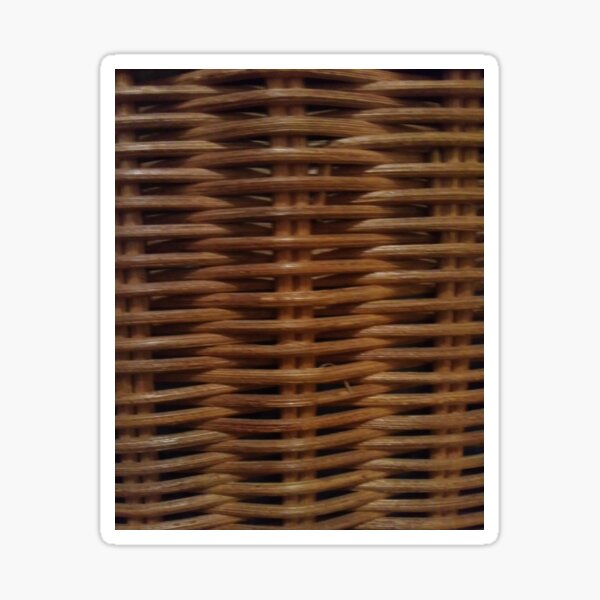 "wicker basket woven" Sticker by 42nikky | Redbubble