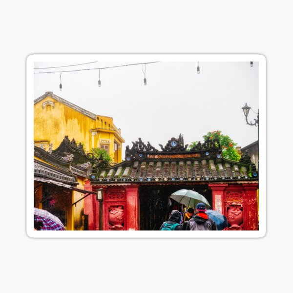 "Hoi An Tourists" Sticker for Sale by urbanfragments | Redbubble