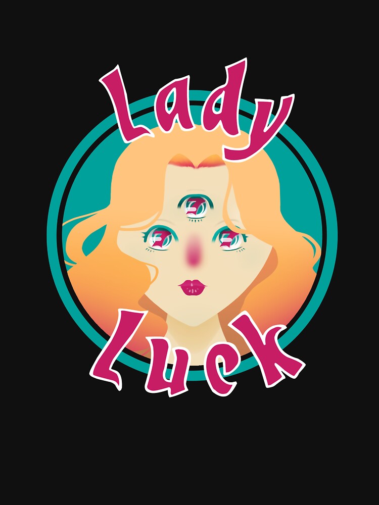 "Lady Luck" T-shirt for Sale by MRDartist | Redbubble | 777 t-shirts ...