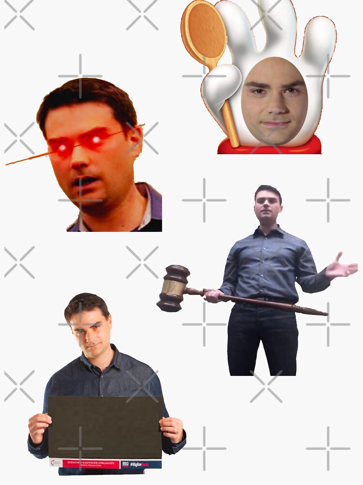 "Ben Shapiro Starter Pack" Sticker for Sale by PigSucculent | Redbubble